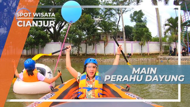 Dayung-dayung Perahu Karet, Menuju Tengah Telaga Buatan, Cianjur