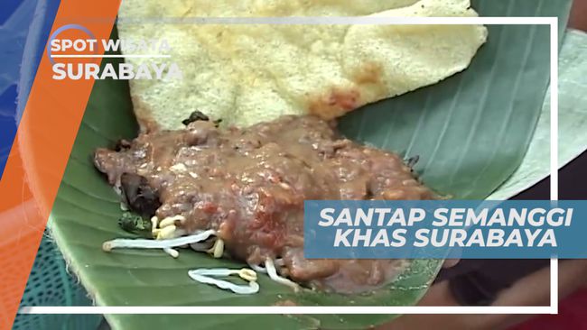 Pecel Semanggi, Makanan Khas Surabaya dengan Saus Sambal Pedas