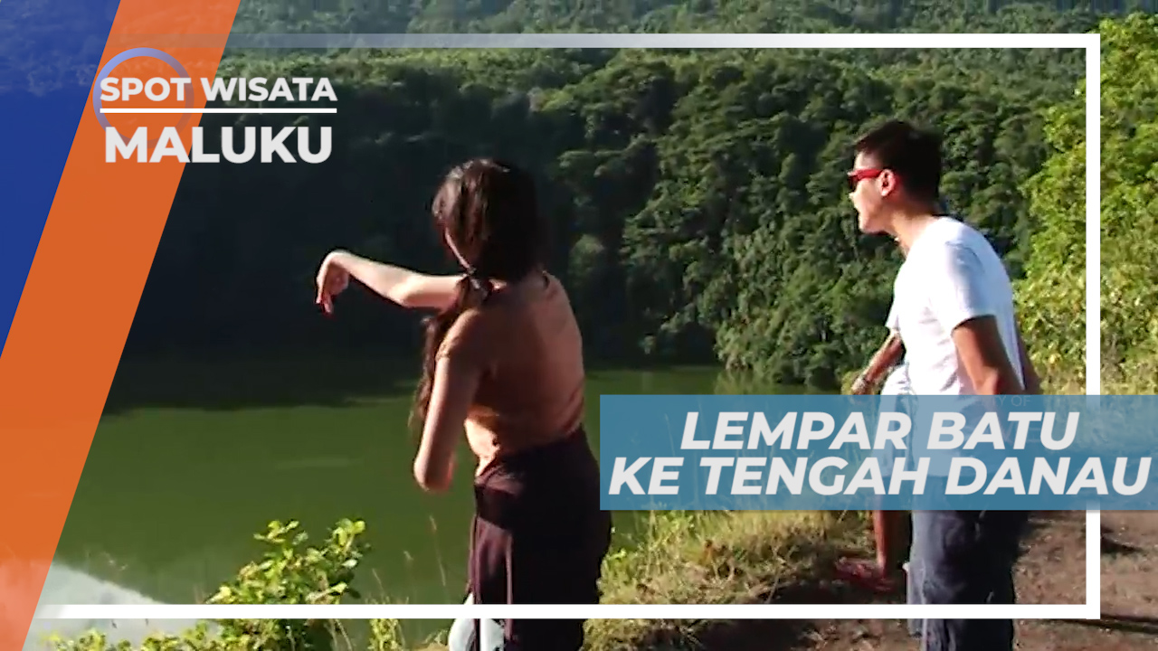 Mencoba Melempar Batu ke Danau Tolire yang Penuh Cerita, Maluku Utara