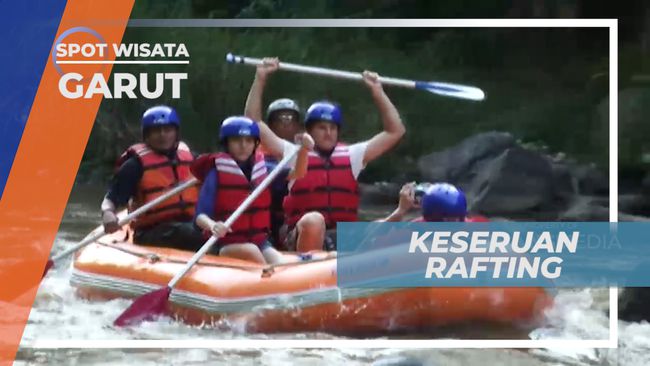 Menegangkan, Menaklukkan Derasnya Arus Sungai, Garut Menegangkan, Menaklukkan Derasnya Arus Sungai, Garut