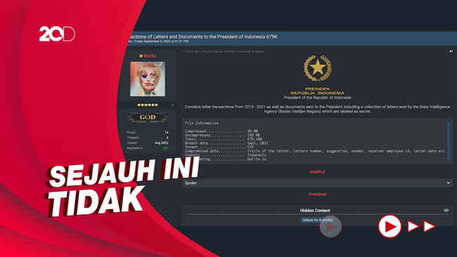 Tangkisan Kasetpres soal Hacker Bjorka Klaim Bobol Data Presiden Jokowi