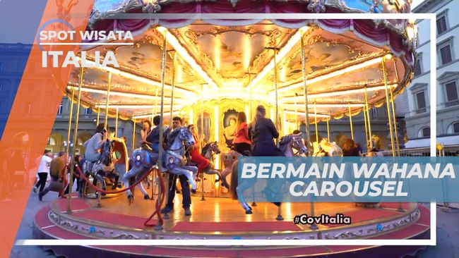Florence Cathedral, Serunya Mencoba Wahana Carousel, Italia