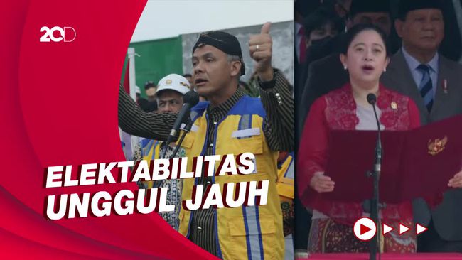 Survei Elektabilitas Charta di Jateng: Ganjar 68%, Puan 0,7%