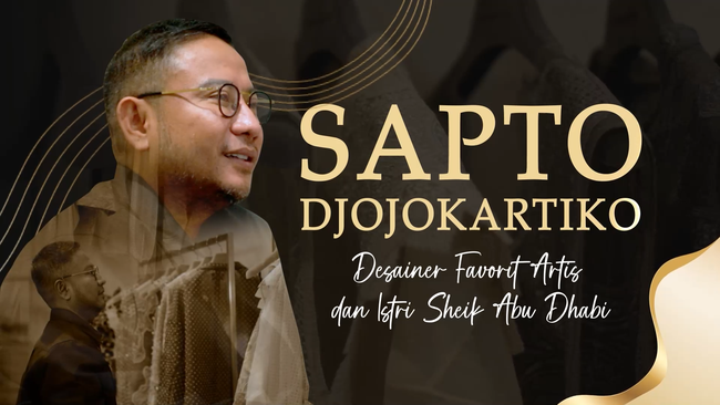 Sapto Djojokartiko, Desainer Favorit Artis dan Istri Sheik Abu Dhabi