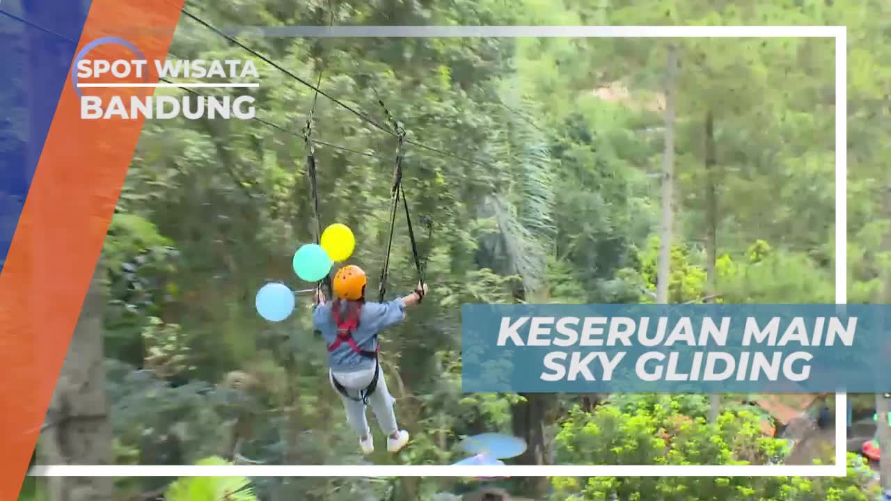 Sky Gliding, Wahana yang Memacu Adrenalin, Bandung