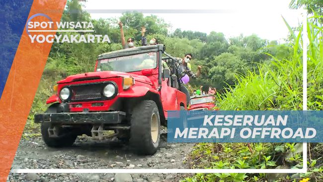 Melintasi Medan Offroad di Kaki Gunung Merapi, Yogyakarta