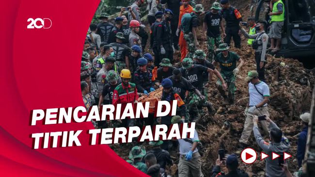Pencarian Korban Tertimbun Gempa Cianjur Dihantui Longsor Susulan