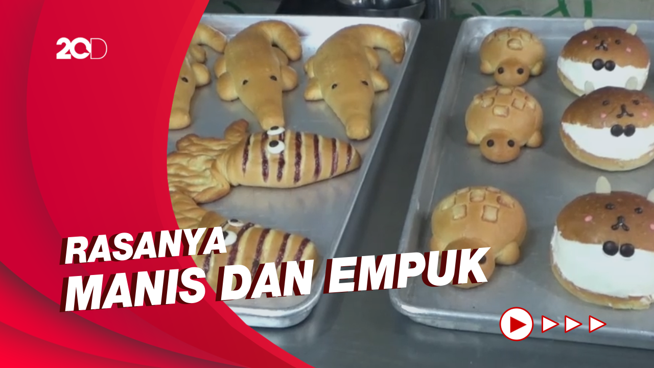 Melihat Proses Pembuatan Roti Karakter Berbagai Bentuk