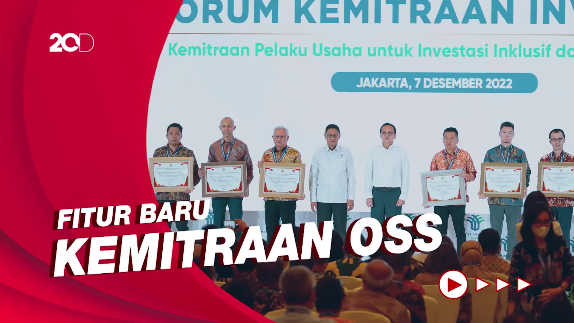 Kementrian Investasi/BKPM Luncurkan Fitur Kemitraan pada Sistem OSS