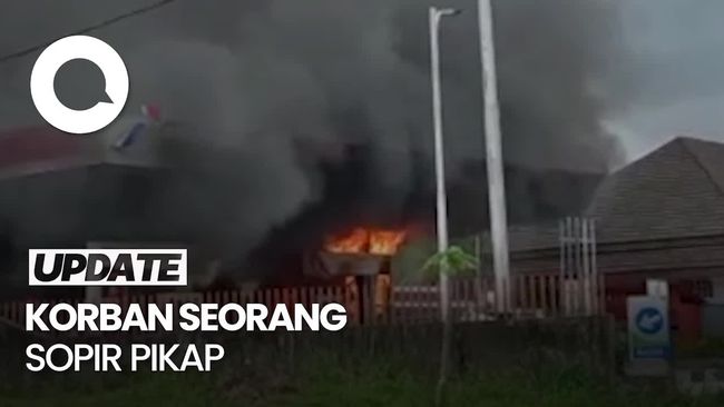 Mobil Pikap Terbakar di SPBU di Toraja Utara, Sopir Luka-luka