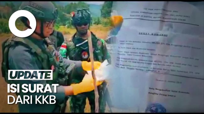 KKB Tinggalkan Sepucuk Surat di TKP Susi Air Dibakar
