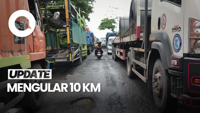 Jalur Pantura Rembang-Pati Masih Macet, Ini Rute Alternatifnya