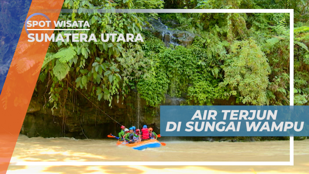 Menikmati Guyuran Air Terjun Mini di Tepi Sunagi Wampu, Sumatera Utara