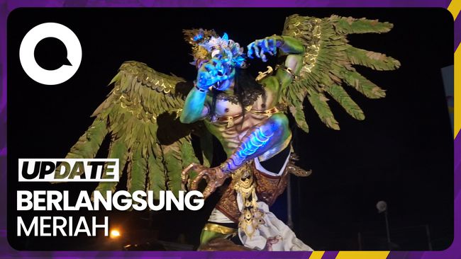 Sambut Hari Raya Nyepi Masyarakat Bali Gelar Pawai Ogoh Ogoh