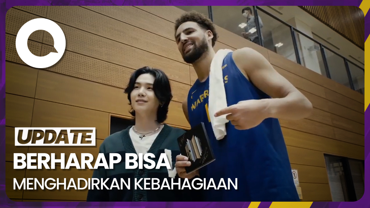 Daebak! Suga BTS Jadi Ambassador NBA