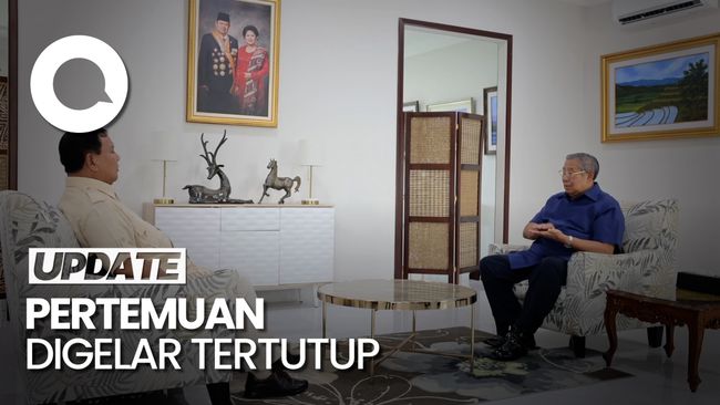 Prabowo Temui SBY di Museum SBY-Ani Pacitan