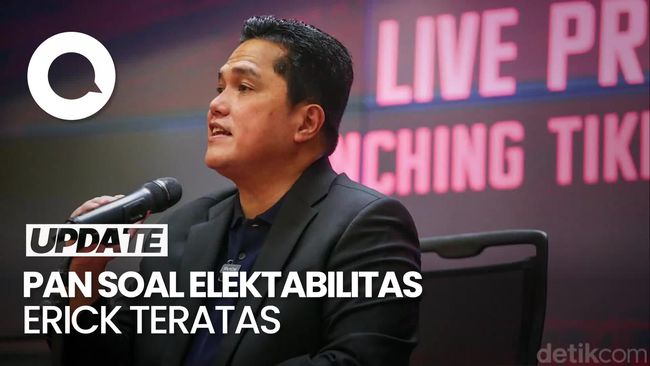 Elektabilitas Erick Thohir Melejit Versi Indikator, PAN: Bukan Kaleng-kaleng
