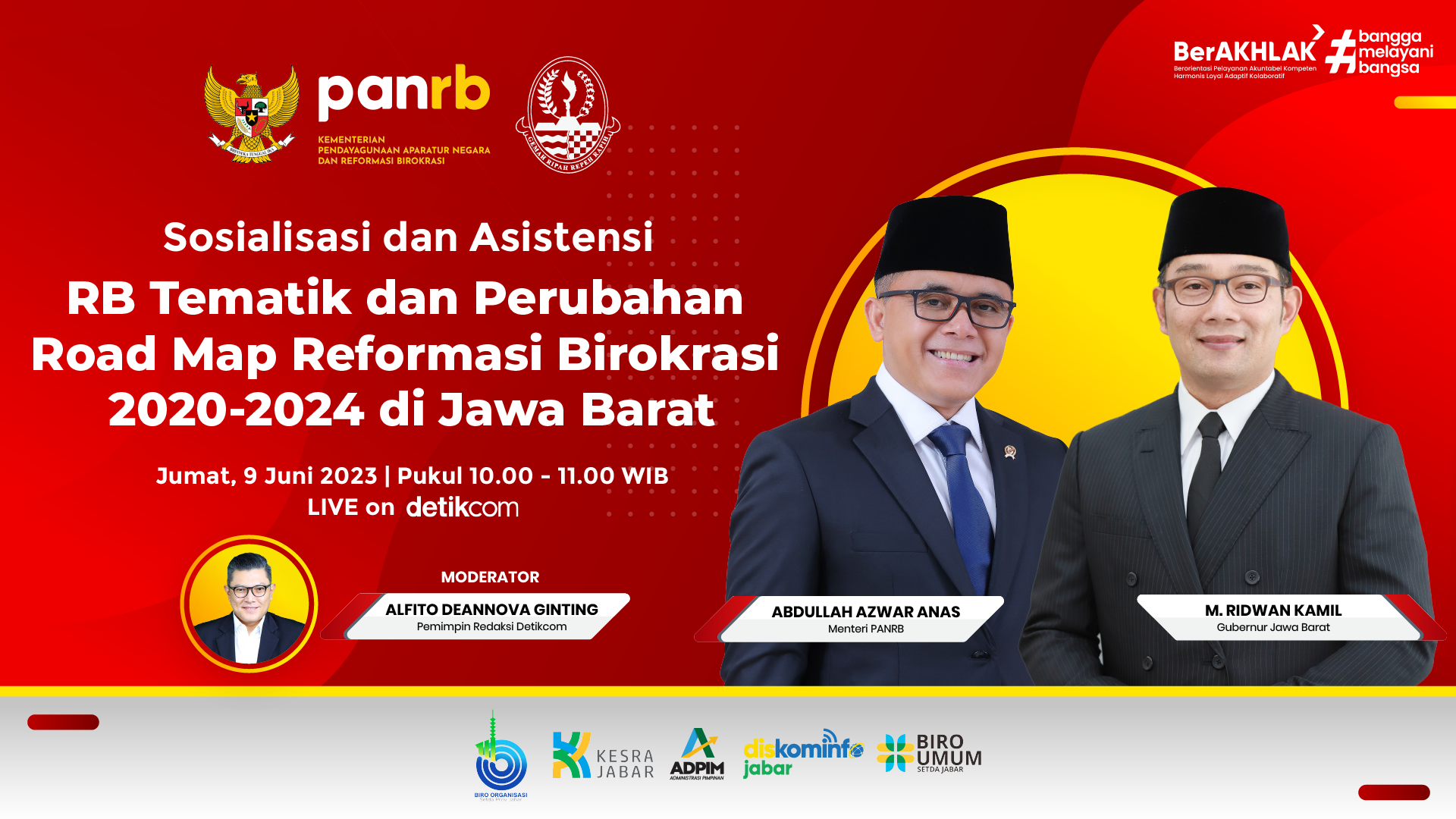 Sosialisasi Reformasi Birokrasi Tematik dan Perubahan Road Map 2020-2024 di Jabar