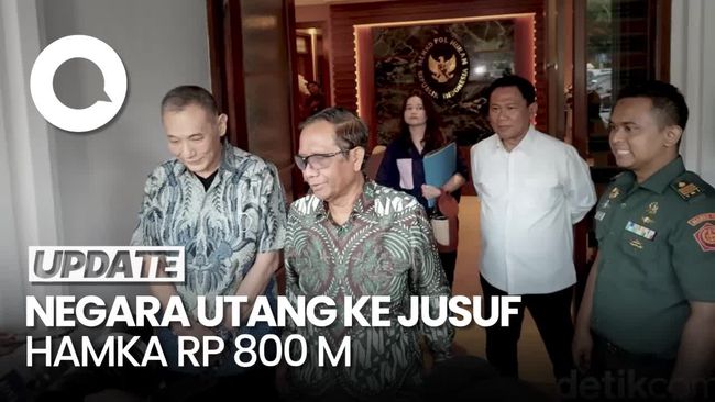 Mahfud Bakal Bahas Utang Negara ke Jusuf Hamka dengan Sri Mulyani