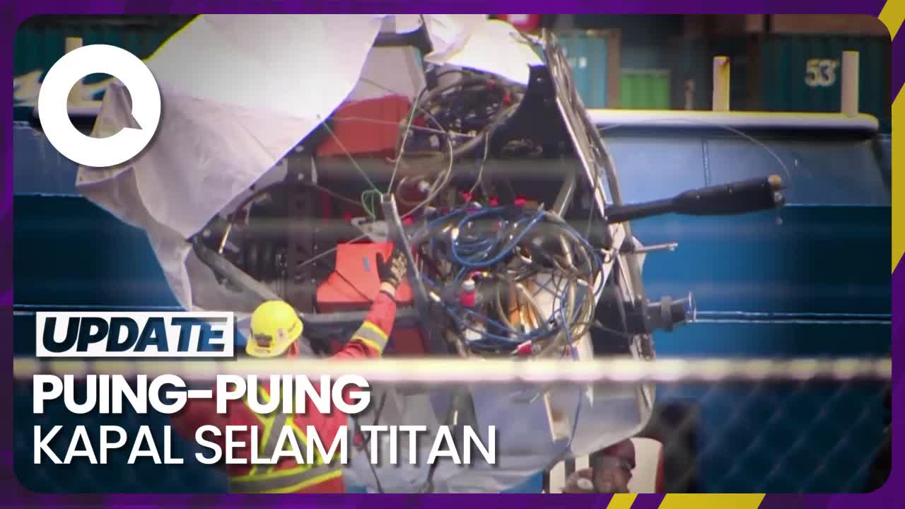 Penampakan Puing-puing Kapal Selam Titan Penampakan Puing-puing Kapal Selam Titan