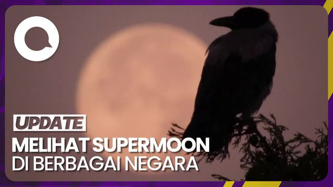 Penampakan Supermoon Pertama di Tahun 2023