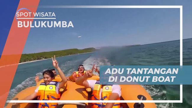 Tantangan Unik Bermain ABC Lima Dasar di Donut Boat, Bulukumba