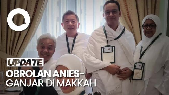 Ini Isi Obrolan Anies saat Bertemu Ganjar di Tanah Suci