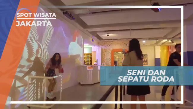 Moja Museum Jakarta, Kombinasi Seni dan Sepatu Roda