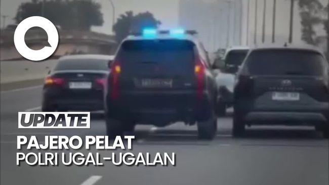 Viral Pajero Pelat Polri Ugal-ugalan di Tol Bikin Polisi Turun Tangan