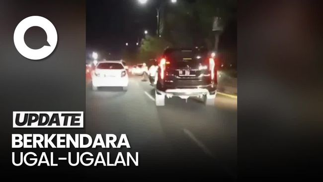 Heboh Aksi Pajero Ugal-ugalan Tabrak Pemotor di Makassar, Polisi Selidiki