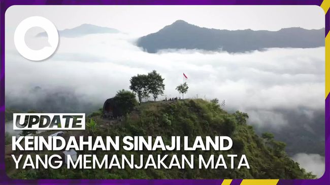 Indahnya Pemandangan Sunrise Sinaji Land di Pagi Hari