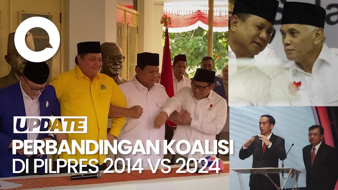 Diungkit Ganjar, Ini Perbandingan Peta Koalisi Pilpres 2014 dan 2024