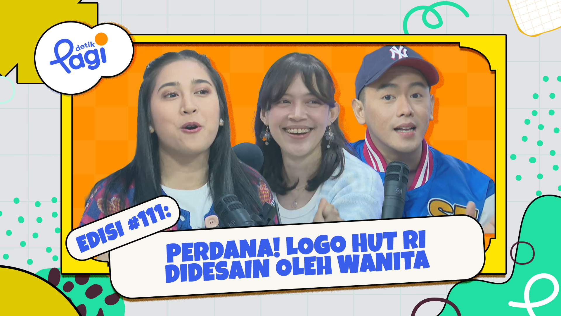 Perdana! Logo HUT RI Didesain oleh Wanita