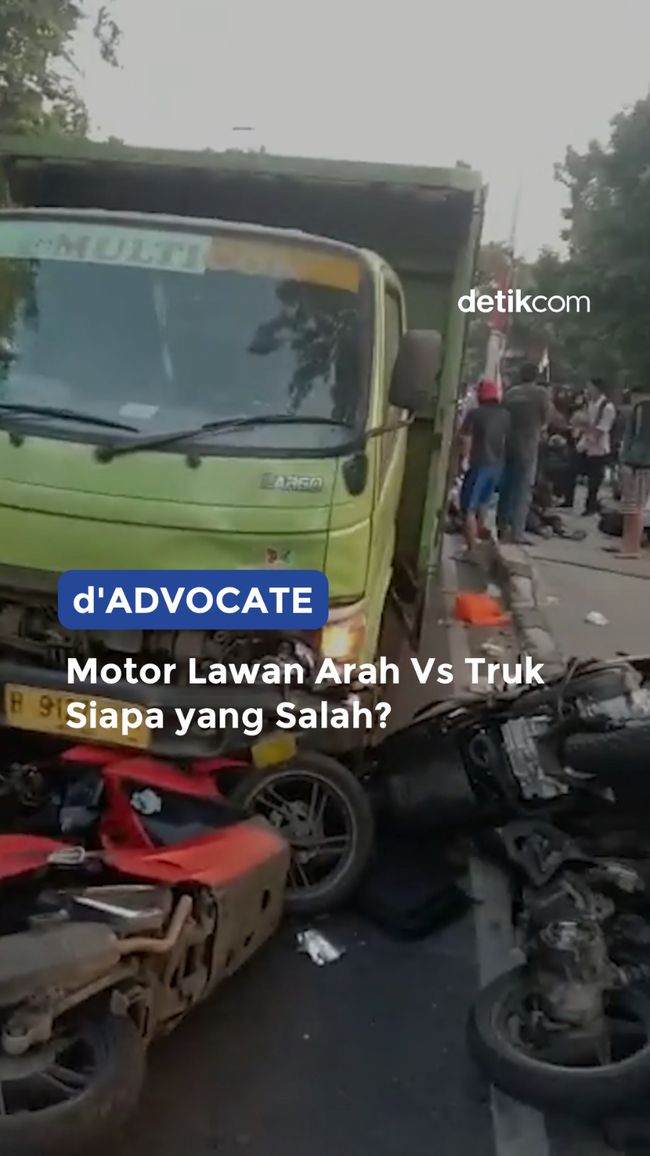 Motor Lawan Arah Vs Truk, Siapa yang Salah? Motor Lawan Arah Vs Truk, Siapa yang Salah?