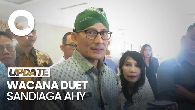Sandiaga Tanggapi Wacana Diduetkan dengan AHY Sandiaga Tanggapi Wacana Diduetkan dengan AHY