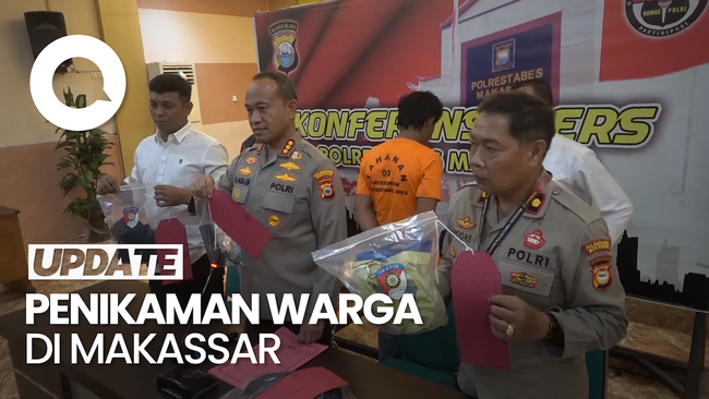 Pria Di Makassar Tikam Warga Gegara Kesal Mantan Istrinya Didekati