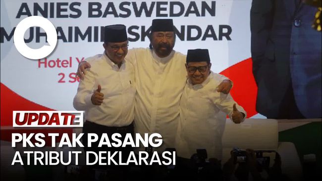 PKS Bicara Tak Ada Atribut Partainya di Deklarasi Anies-Cak Imin PKS Bicara Tak Ada Atribut Partainya di Deklarasi Anies-Cak Imin