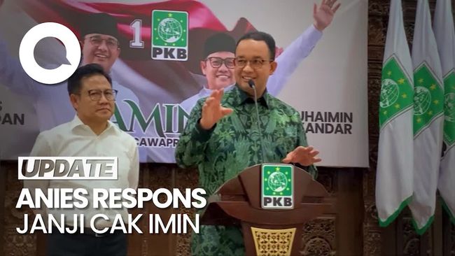 Respons Anies soal Cak Imin Janjikan Dana Desa Jadi Rp 5 M Respons Anies soal Cak Imin Janjikan Dana Desa Jadi Rp 5 M