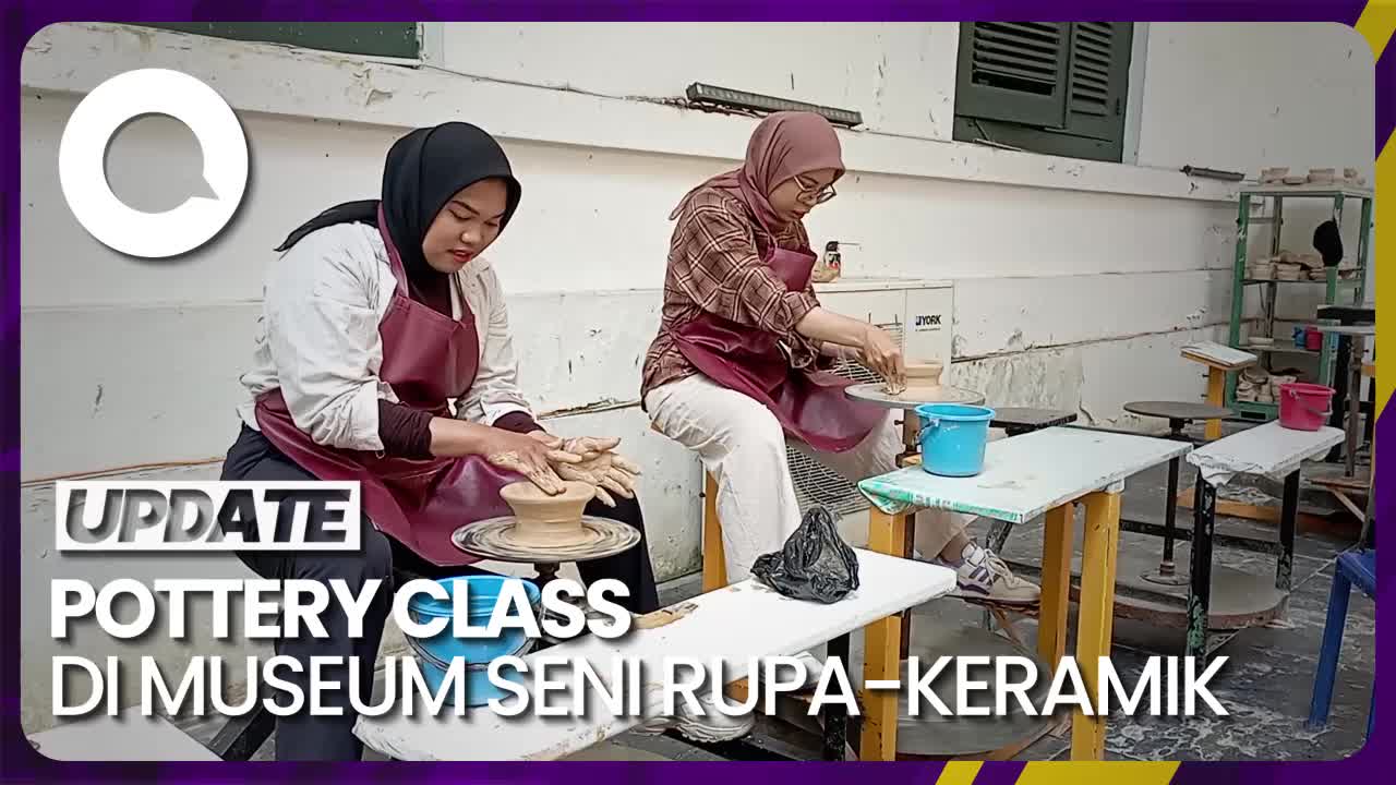 Pottery Class dengan Suasana Hijau di Museum Seni Rupa-Keramik