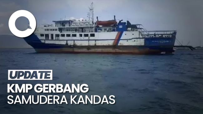 Evakuasi 114 Penumpang KMP Gerbang Samudera yang Kandas di Selat Bali