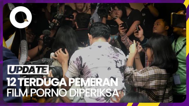 12 Terduga Pemeran Film Porno Diperiksa Penyidik