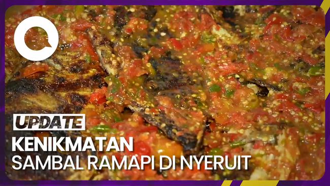 Bikin Laper: Pedasnya Sambal Rampai di Nyeruit Bikin Makan Kian Lahap
