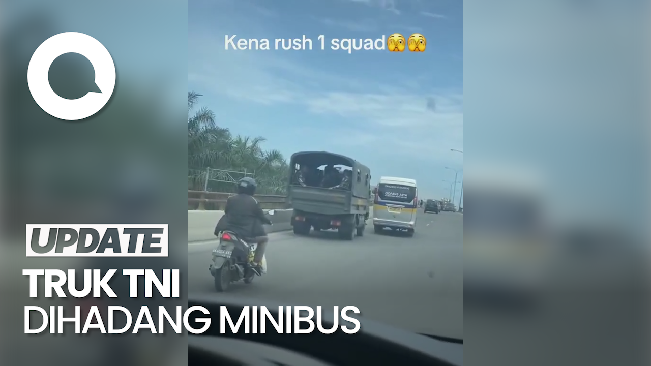 Viral Truk TNI Dihadang Minibus di Medan, Begini Kronologinya