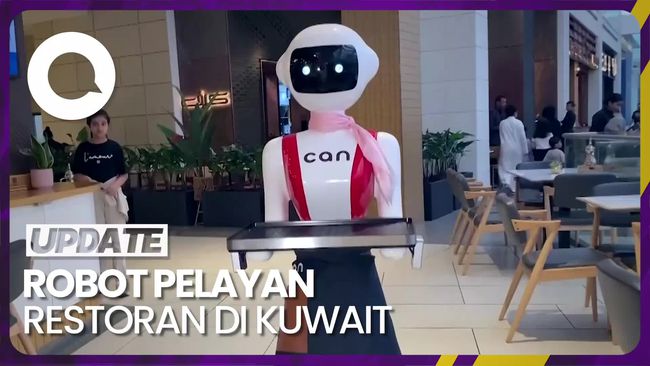 Canggihnya CAN, Robot Pelayan Restoran di Kuwait