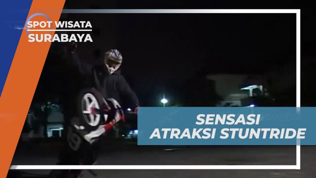 Unjuk Kebolehan Atraksi Stunt Ride Bersama Komunitas Motor Surabaya Unjuk Kebolehan Atraksi Stunt Ride Bersama Komunitas Motor Surabaya