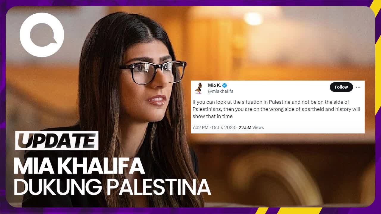 Dukungan Mia Khalifa ke Palestina yang Bikin Dirinya Dipecat Playboy