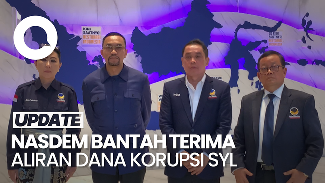 Bantahan NasDem soal Terima Aliran Dana Korupsi dari SYL