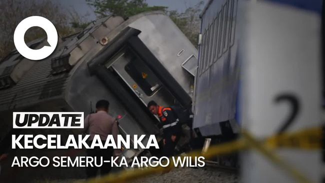 Fakta-fakta KA Argo Semeru Anjlok di Sentolo, Lalu Ditabrak KA Argo Wilis