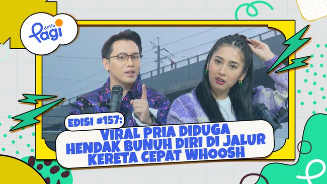 Viral Pria Diduga Hendak Bunuh Diri di Jalur Kereta Cepat Whoosh