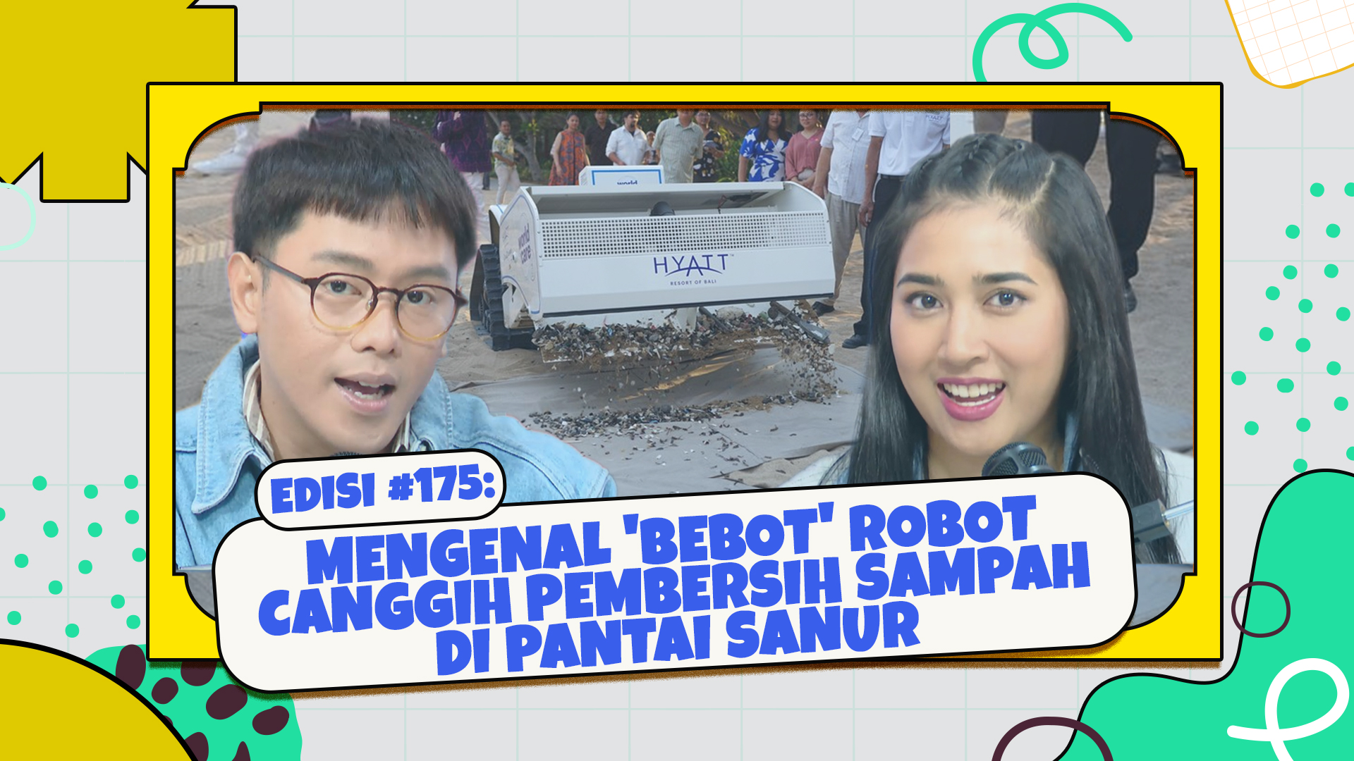 Mengenal 'BeBot' Robot Canggih Pembersih Sampah di Pantai Sanur